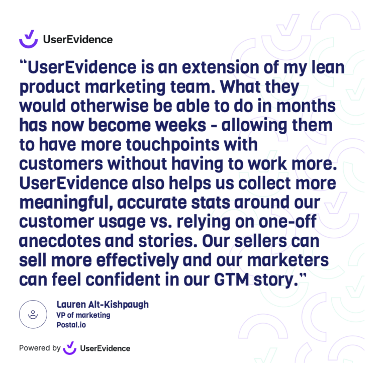 UserEvidence Customer Examples | userevidence.com