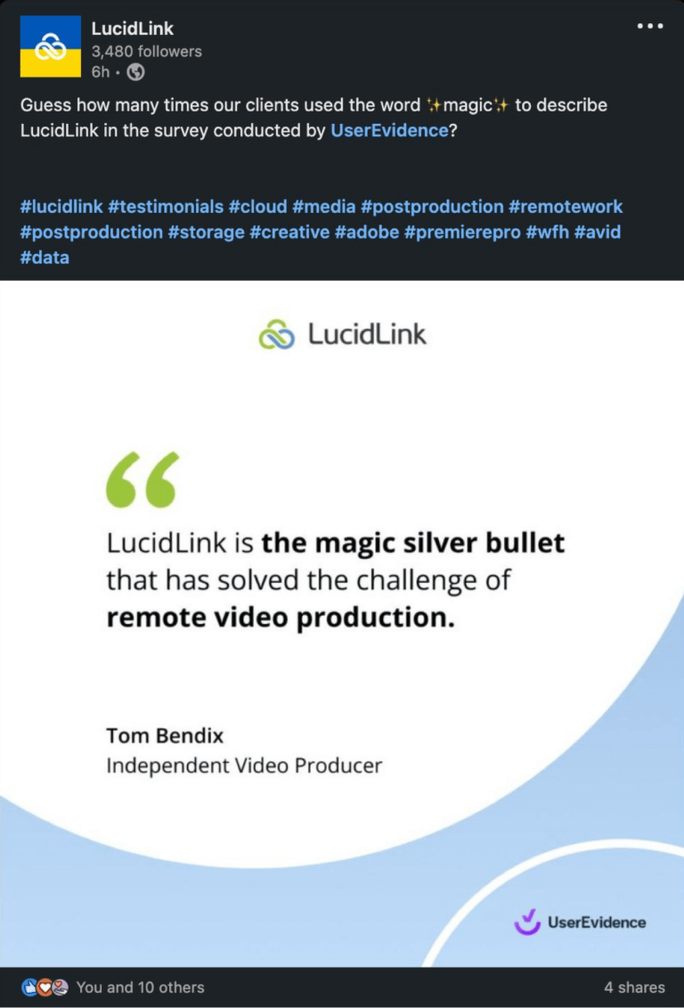 UserEvidence Customer Examples | userevidence.com