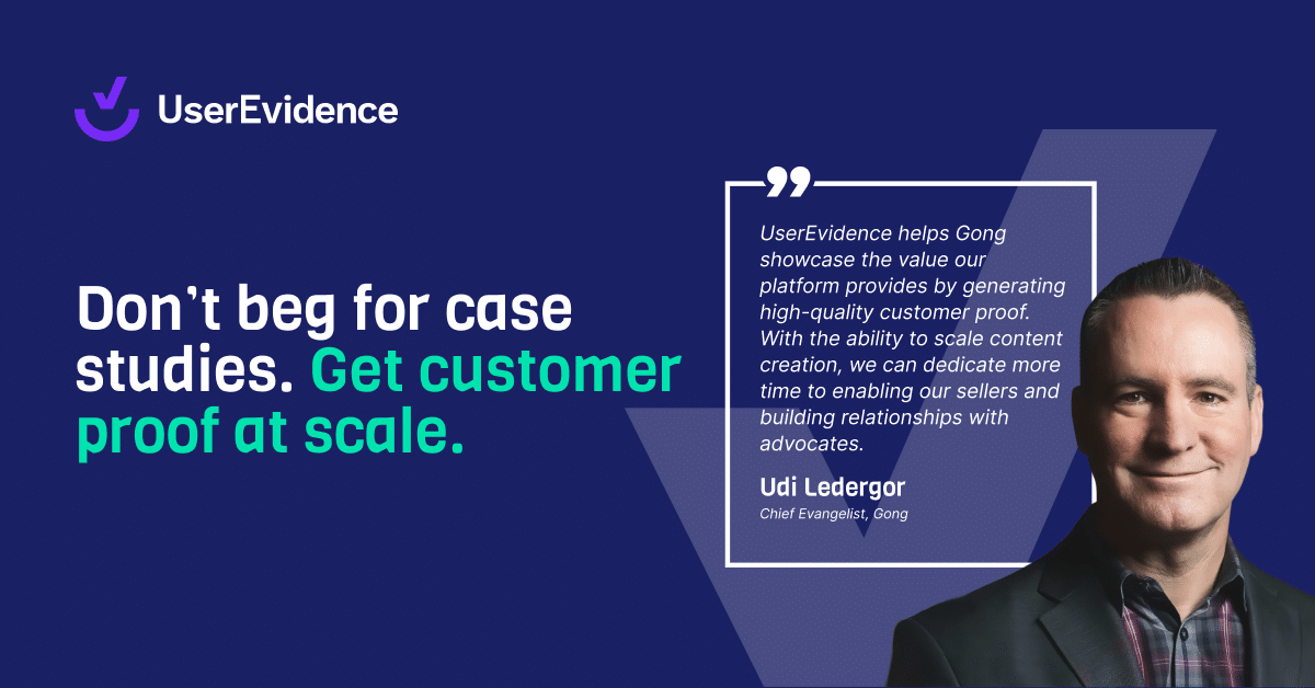 UserEvidence: Customer Evidence Platform for B2B Software, Product ...