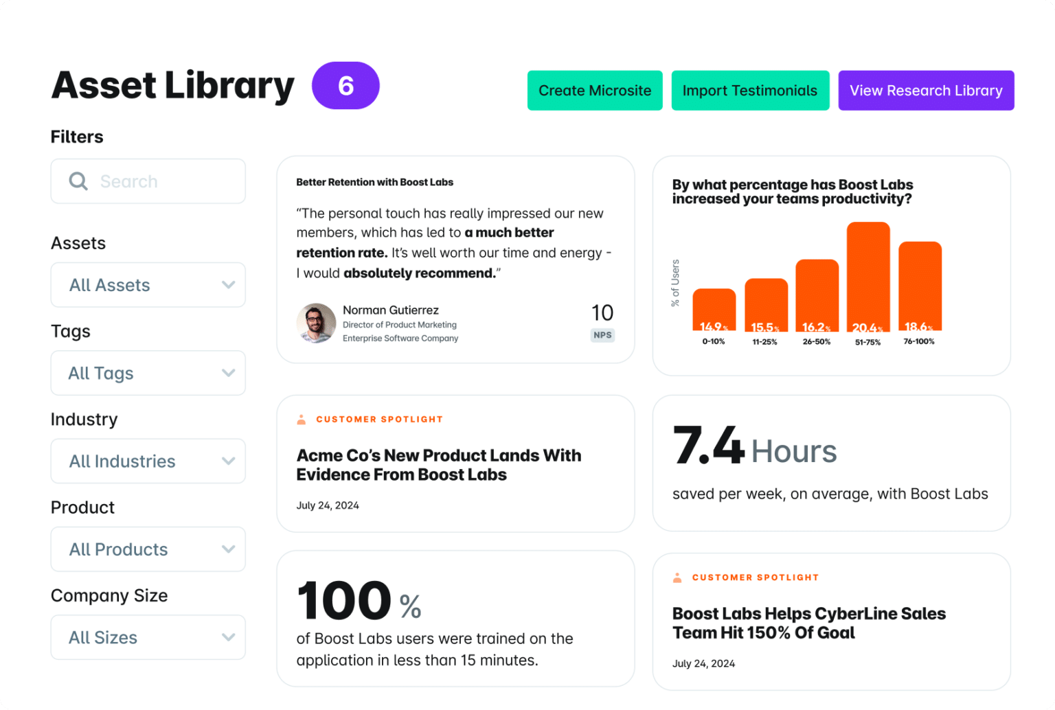 Capture Proof Points With Our Customer Evidence Platform | userevidence.com