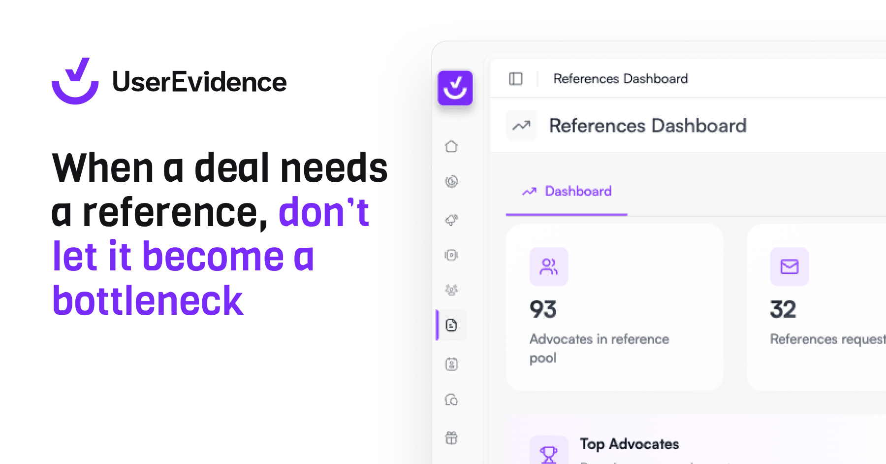 UserEvidence Platform: Manage Customer References
